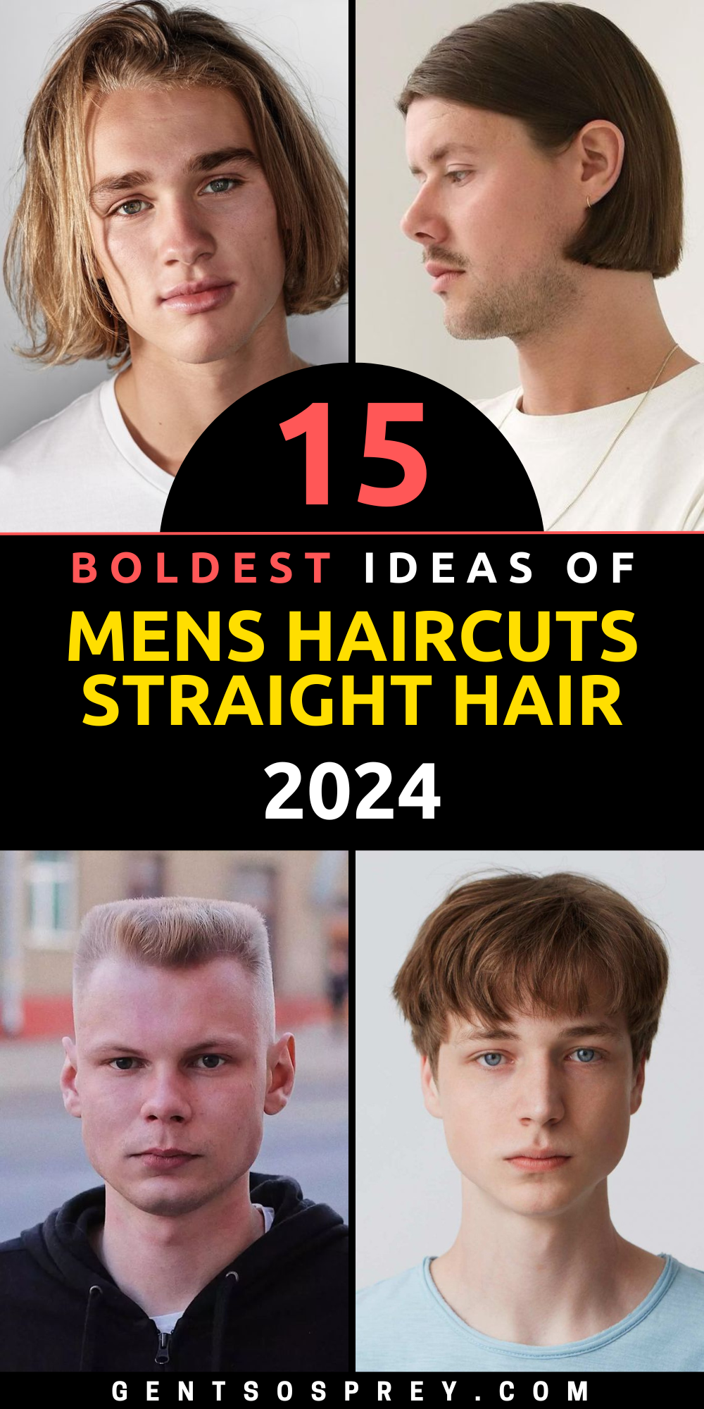 2024's Top Men's Straight Haircuts: Styles for Every Face - Classic ...