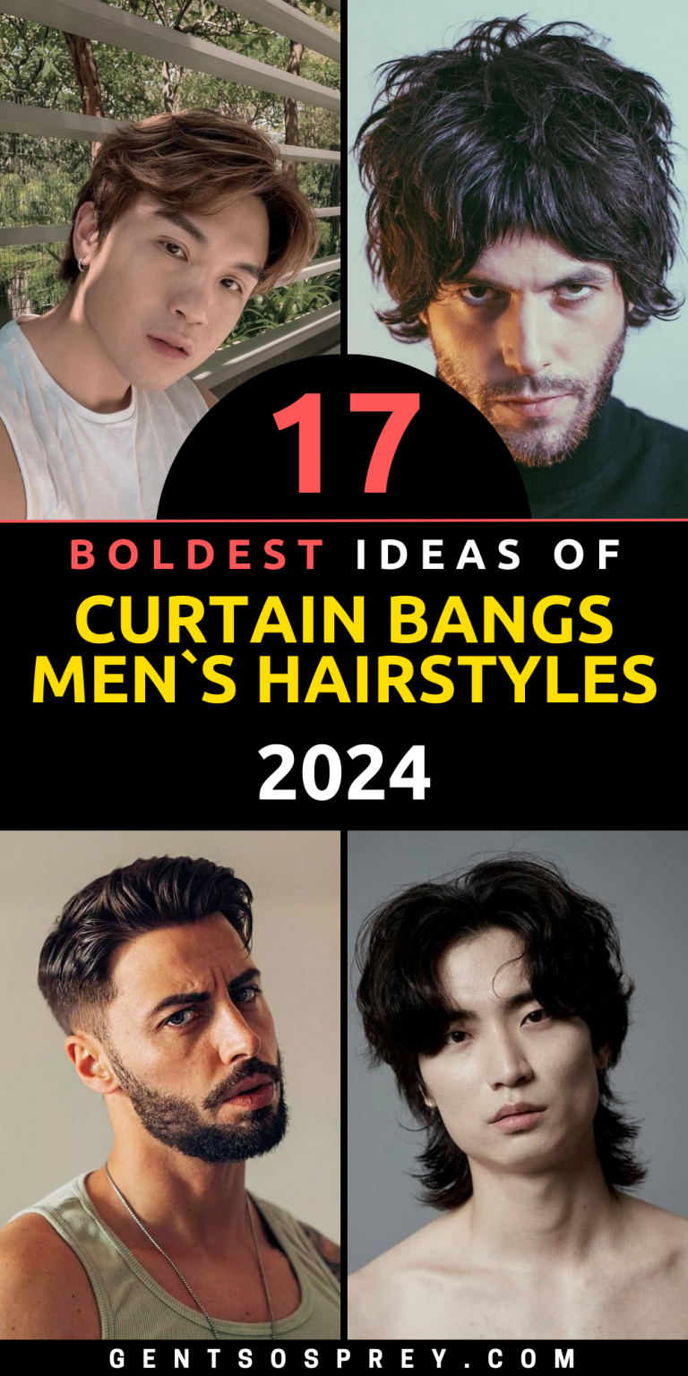 Discover 2024's Top Men's Curtain Bangs Hairstyles: From Classic to ...