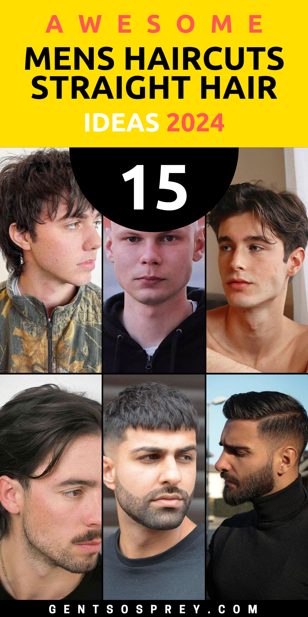 2024's Top Men's Straight Haircuts: Styles for Every Face - Classic ...