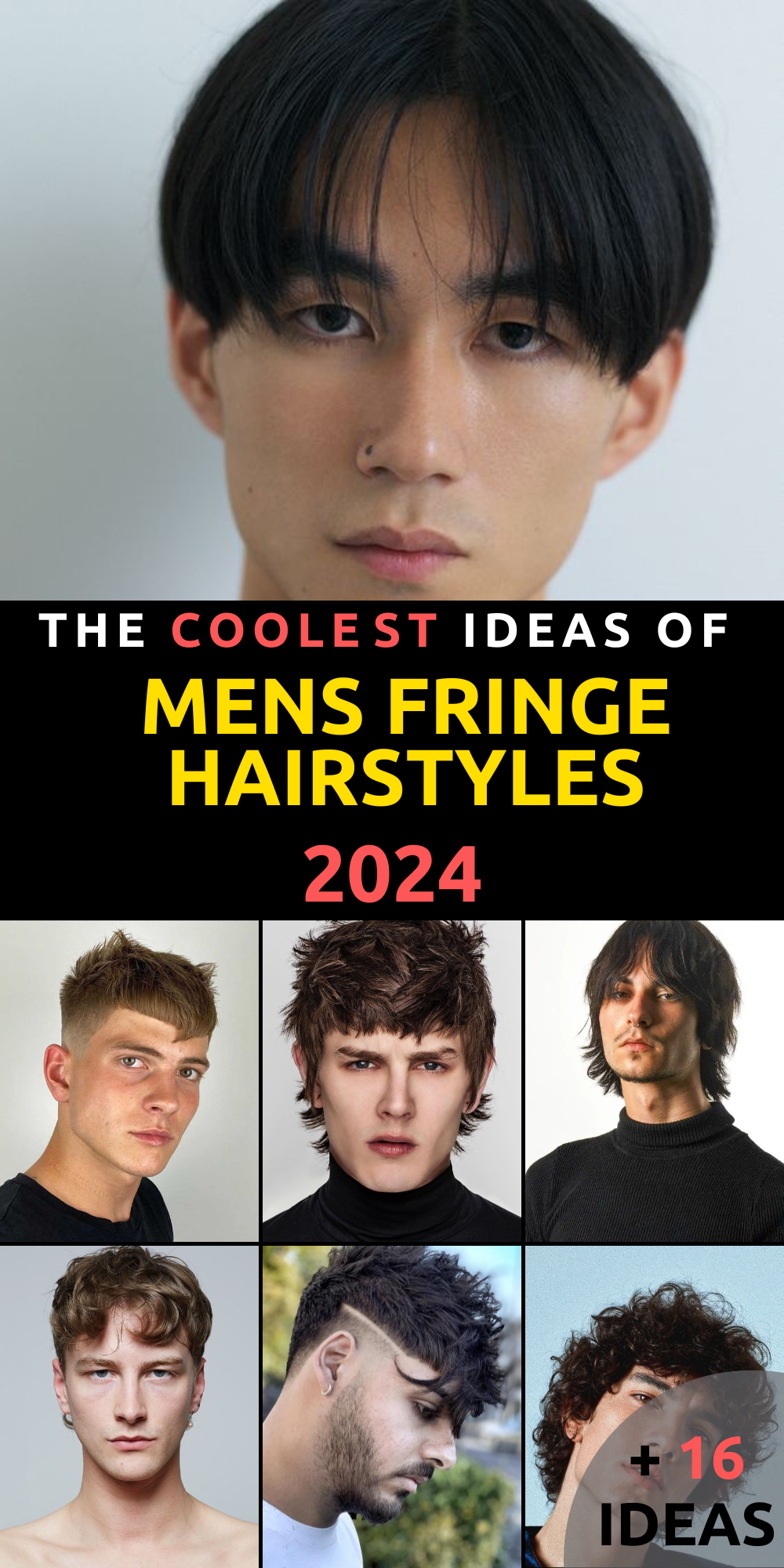 Top 16 Men's Fringe Hairstyles 2024: Trendy Cuts for Curly, Short, and ...