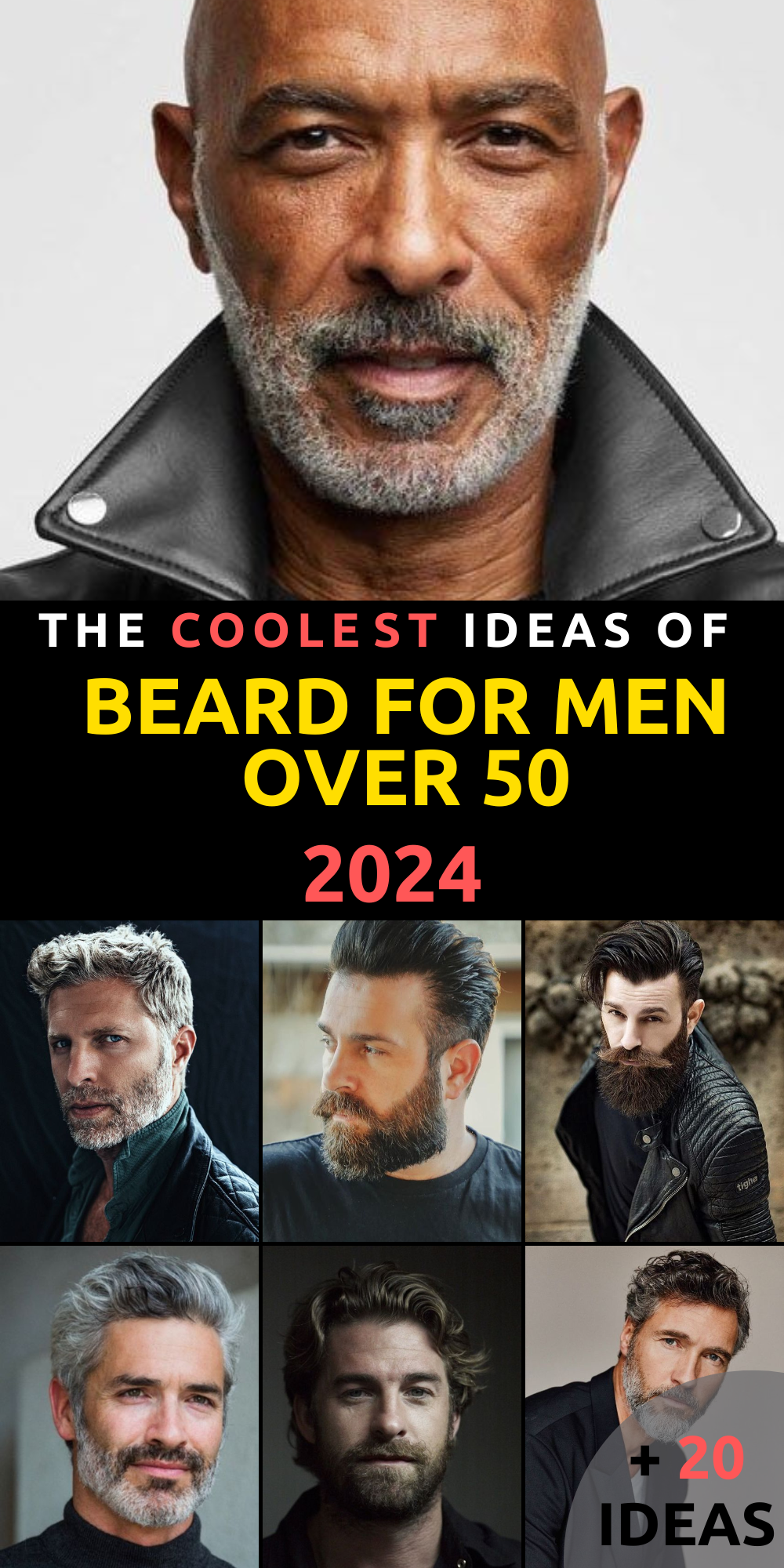 Discover Top 20 Beard Styles for Men Over 50 in 2024: Embrace Your Silver Elegance