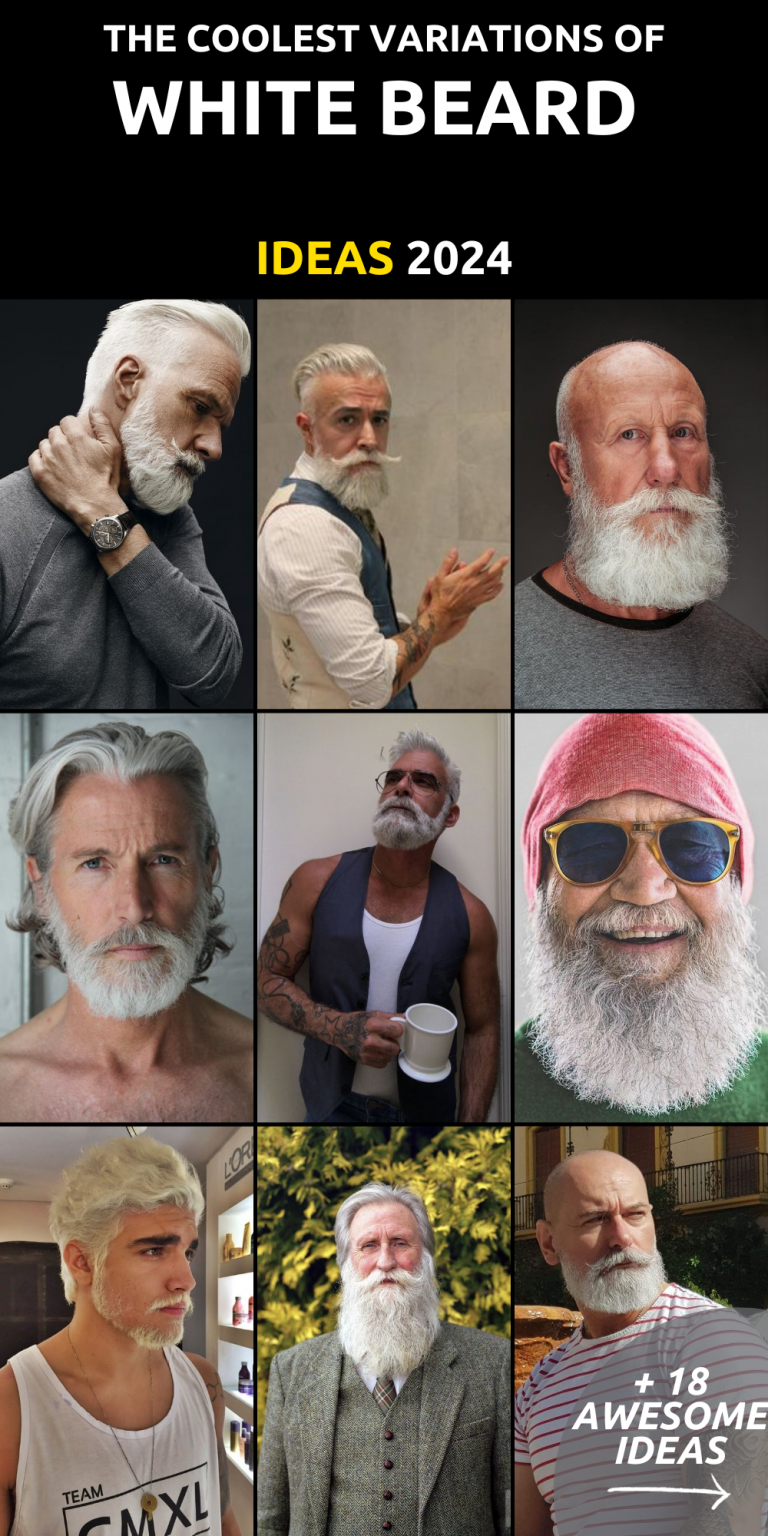 Elevate Your Look with Top 18 White Beard Styles for Men in 2024 ...