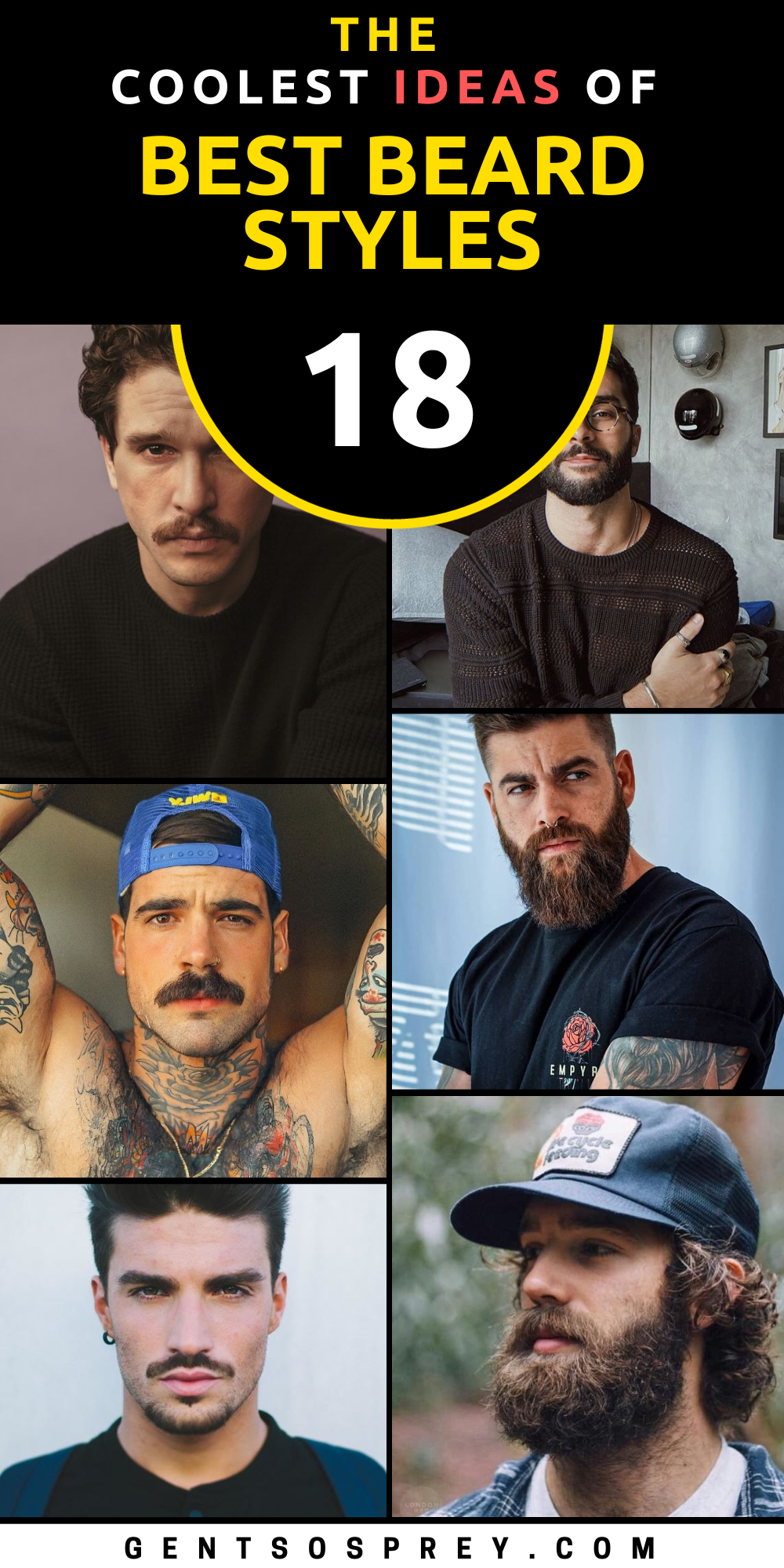 Elevate Your Look with 18 Top Beard Styles for 2024: Find Your ...