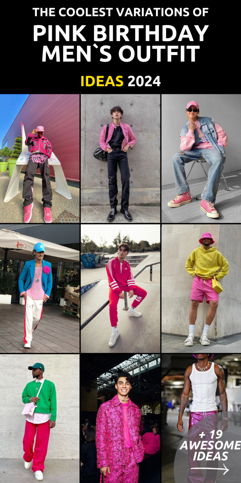 Revolutionize Your Style with Pink: Top 19 Men's Birthday Outfit Ideas ...