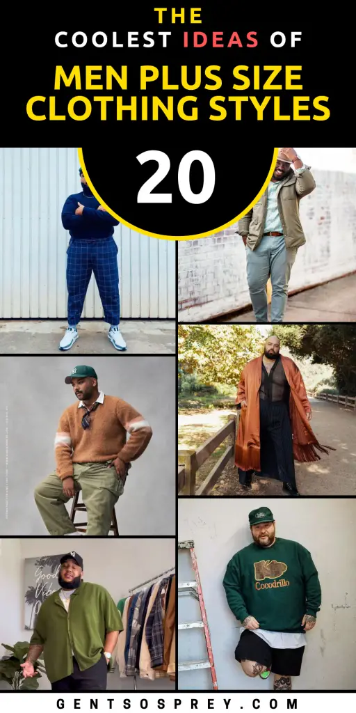 Embrace 2024's Top 20 Plus Size Men's Fashion: Bold Styles & Comfort ...