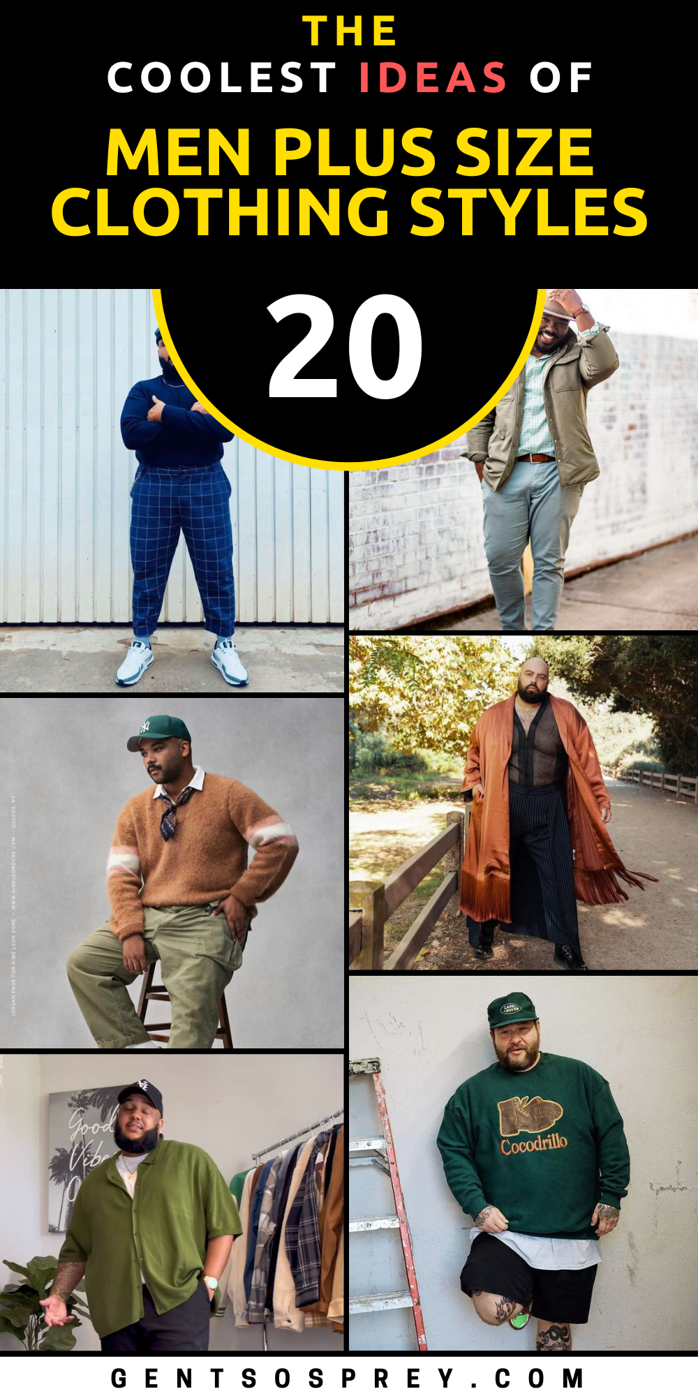 Embrace 2024's Top 20 Plus Size Men's Fashion: Bold Styles & Comfort ...