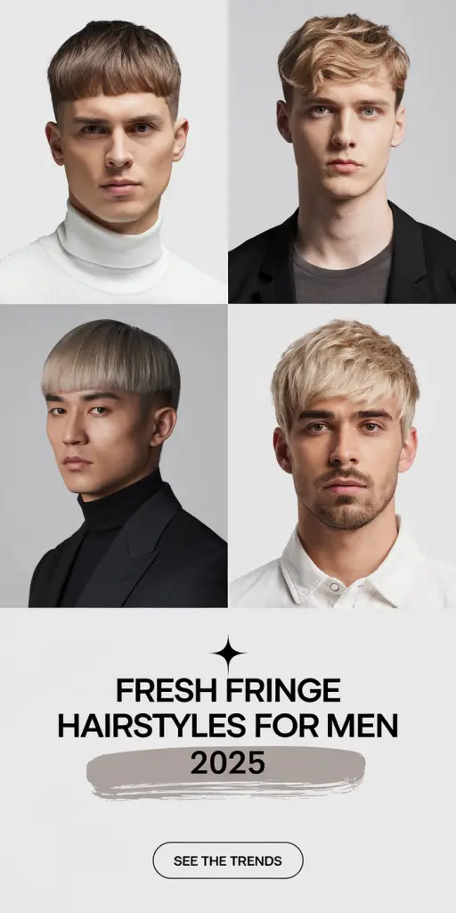 2025 Men's Fringe Hairstyles Guide: Top Trends and Styles for Modern ...