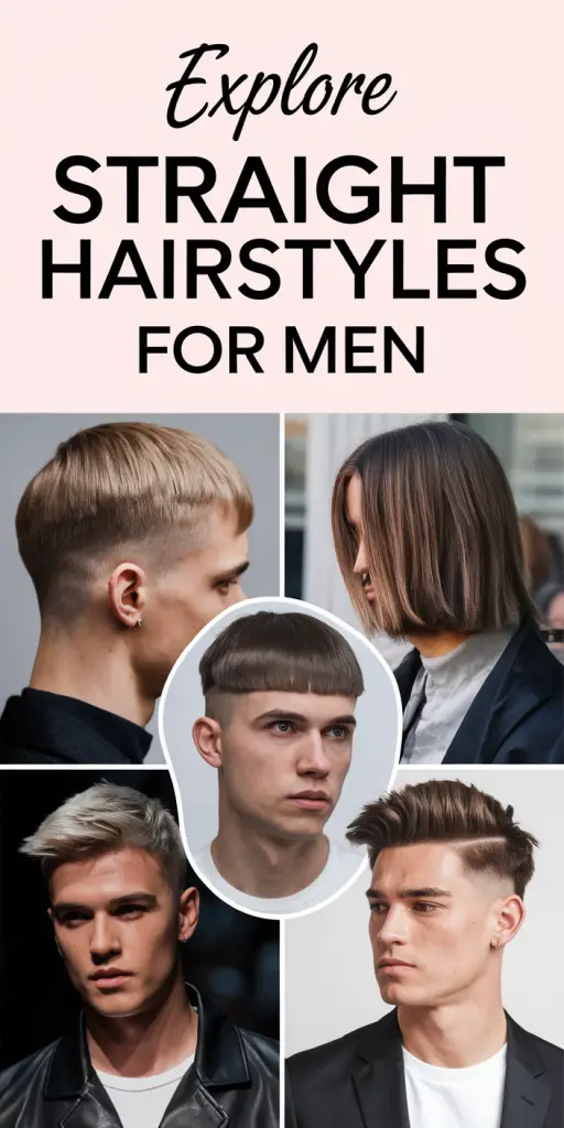 Discover 26 Trendy Straight Hairstyles for Men in 2025: From Short and ...