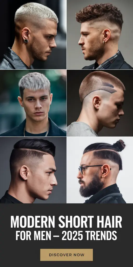 25 Short Haircuts for Men in 2025: Stylish and Trendy Looks