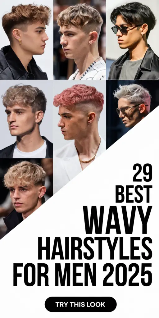 Best Wavy Hair Men Styles 2025: Short, Medium, and Long Haircuts for a ...