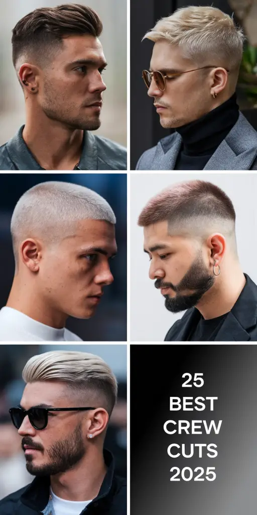 25 Crew Cut Ideas for Men in 2025: Fresh, Modern, and Stylish Looks